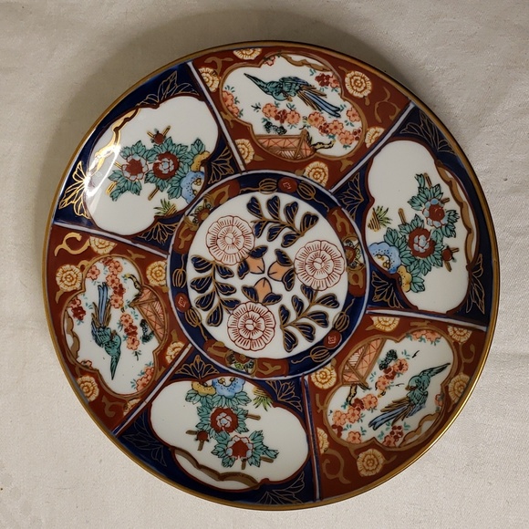 Imari of Japan | Art | Vintage Gold Trimmed Imari Handpainted Plate ...